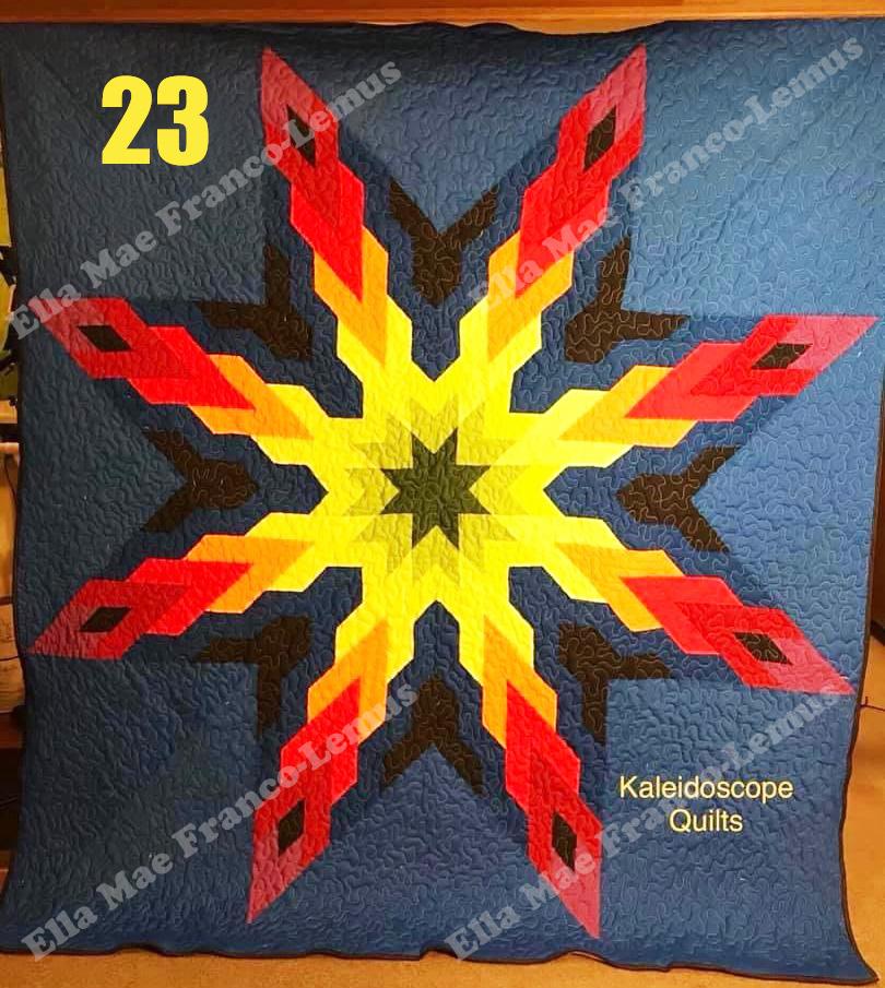 Handmade Star Quilt- Design 23