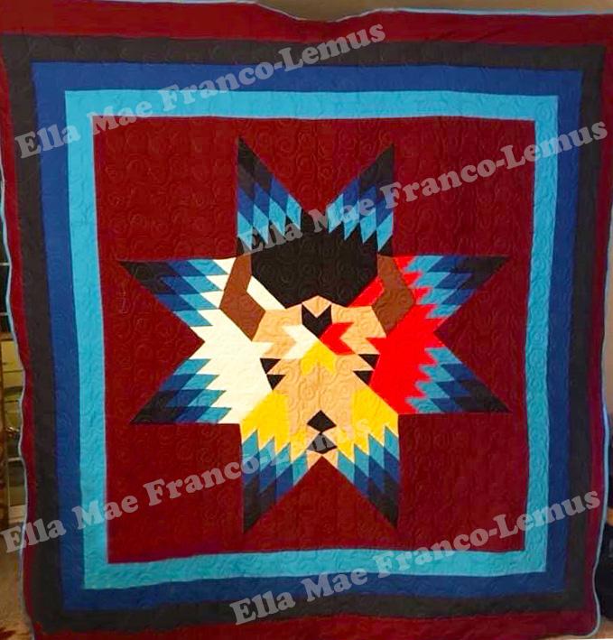 Handmade Star Quilt- Design 34